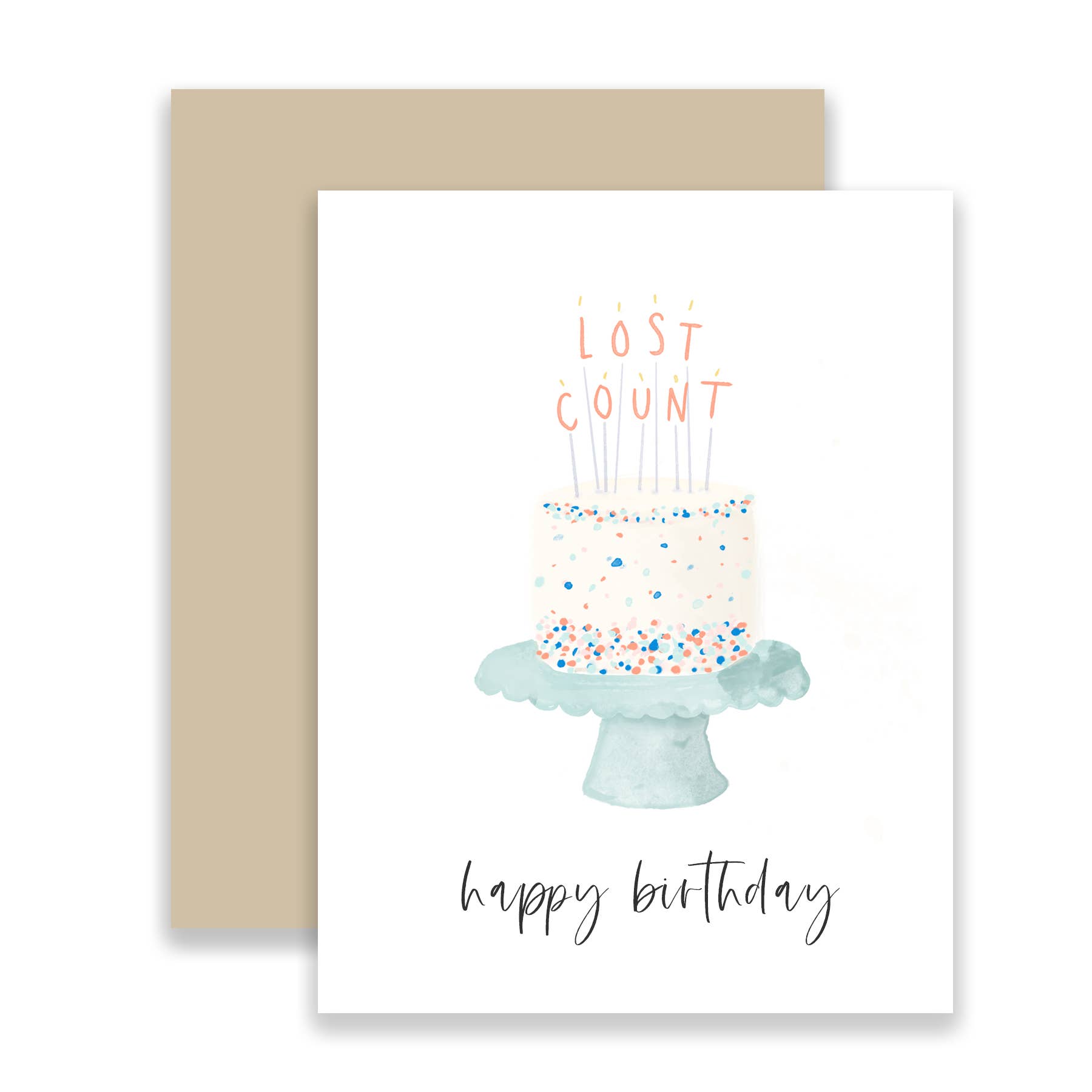 "Lost Count" Greeting Card – Love Notes